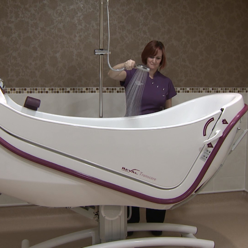Reval Transcare Assisted Bath: Effortless Bathing. Carelift Services